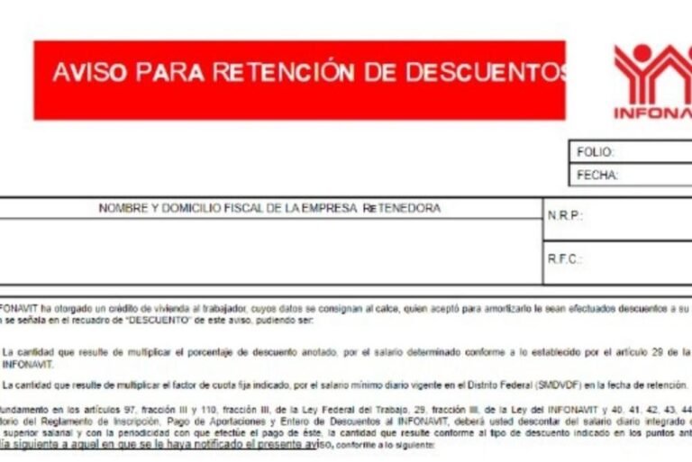 Hoja de Retención Infonavit 2026 | ¿Qué es y Cómo Sacarla?